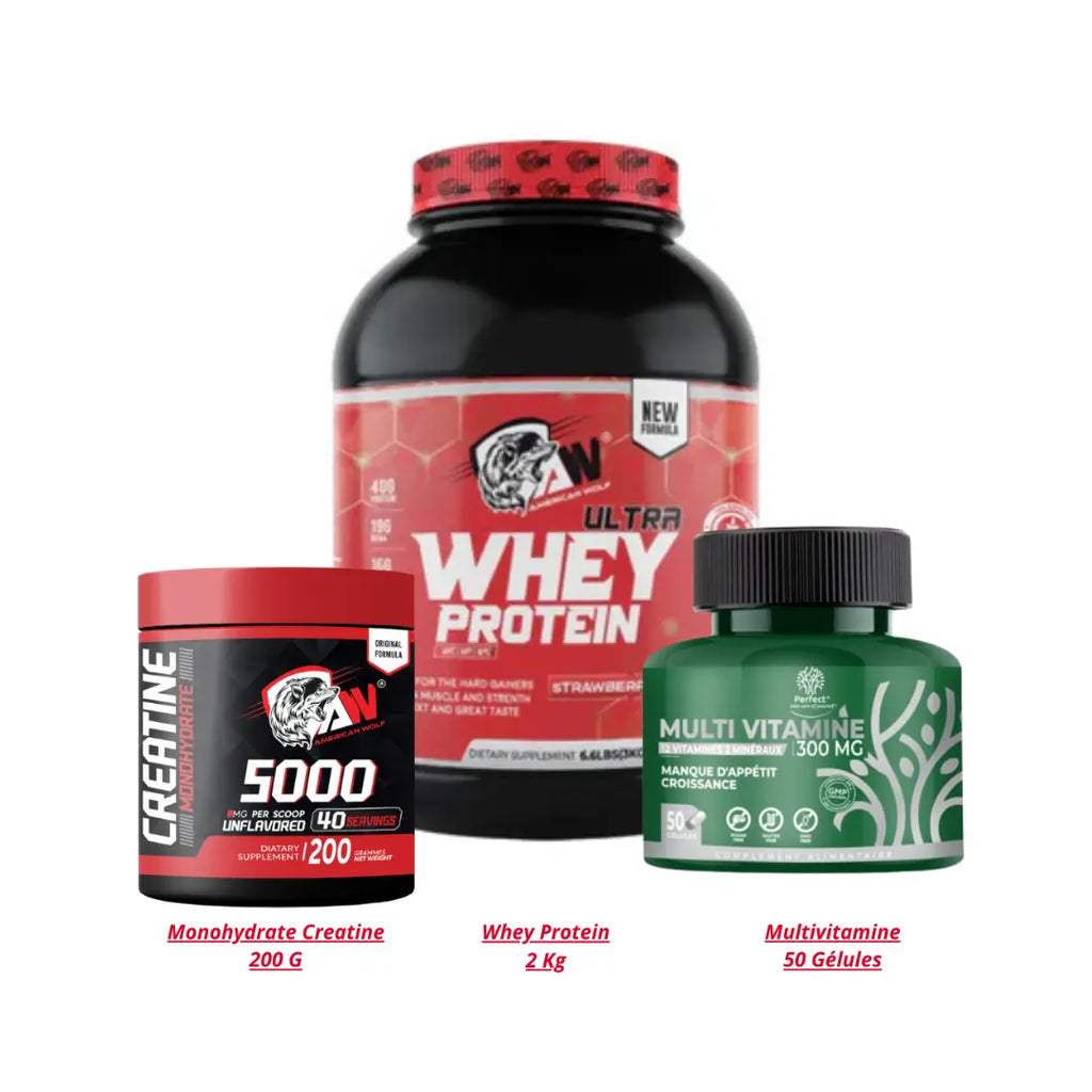 Ultra whey 2 kg American Wolf - Doodi's Gym Pro - Tunisie – gymproprotein