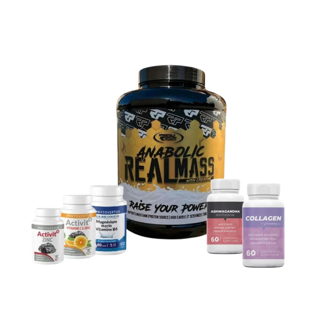 Anabolic Real Mass Real Pharm 6 En 1 Pack ! - gymproprotein