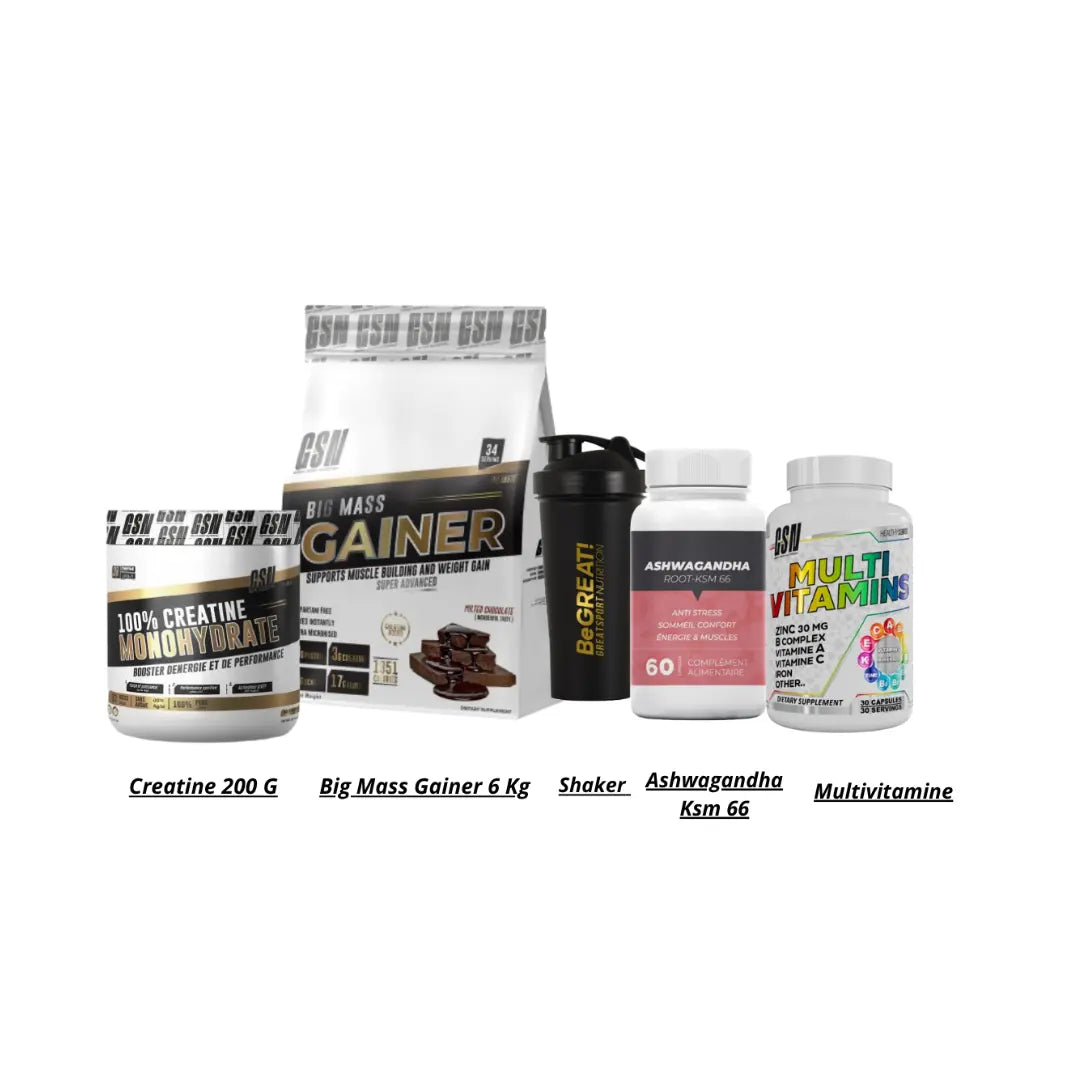 Gsn Big Mass Gainer 6 Kg Pack - gymproprotein - Tunisie