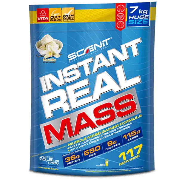 Instant Real Mass Gainer 7 Kg Scenit Nutrition - gymproprotein