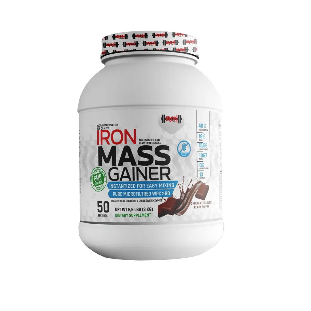 Iron Mass Gainer 3 KG IronLab - gymproprotein distributeur iron lab