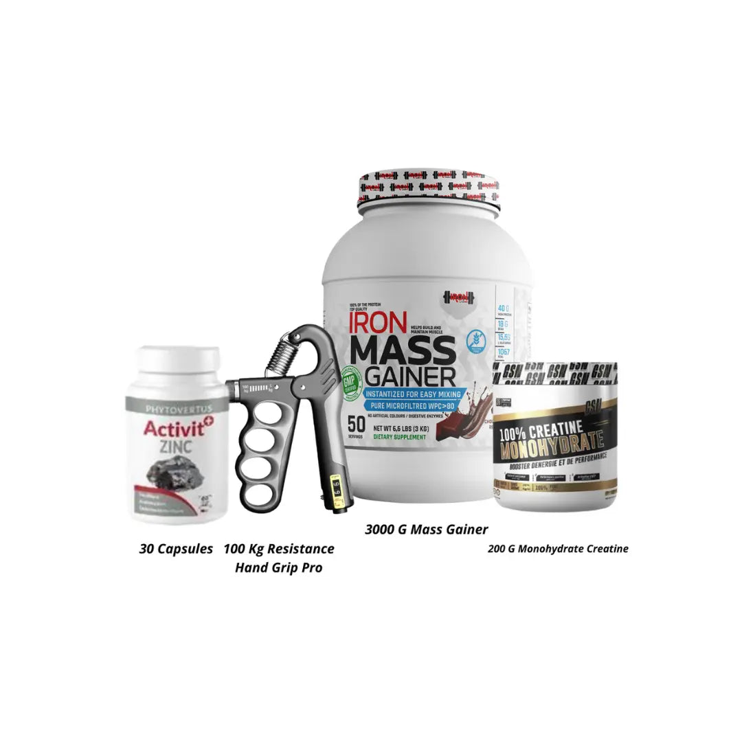 Iron Mass Gainer Iron Lab 3 Kg + 2 Cadeaux - gymproprotein