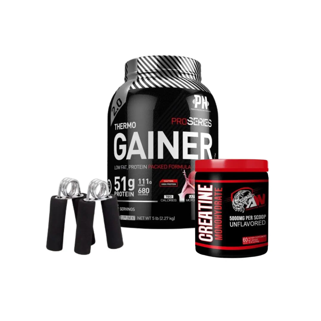 Mass Gainer 2.71 Kg + Creatine Monohydrate 200 G + 2 Hand Grip ...