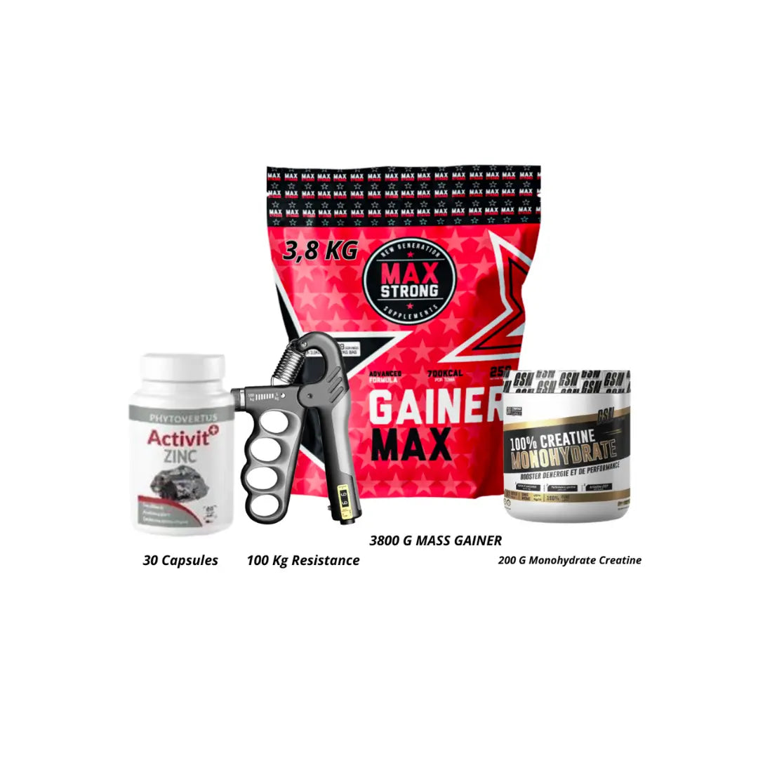 Mass Gainer 3,8 Kg Max Strong - gymproprotein - Tunisie