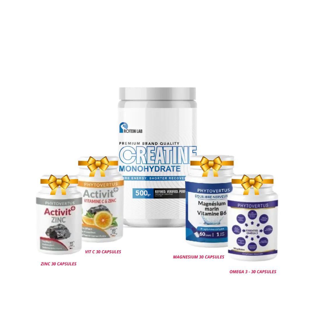 Monohydrate Creatine 500 G - gymproprotein - Distributeur Officiel