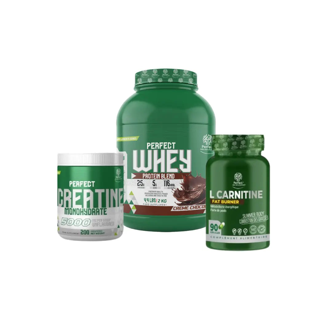 Perfect Whey 2 Kg + Creatine Monohydrate 200 G + L Carnitine 120 ...