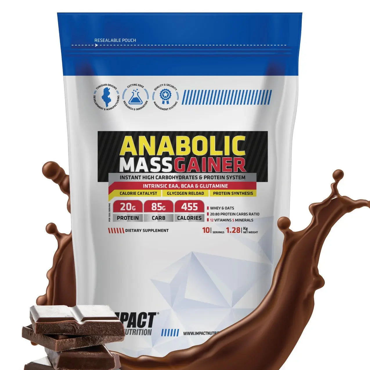 Anabolic Mass Gainer 1.3 KG - gymproprotein - Tunisie